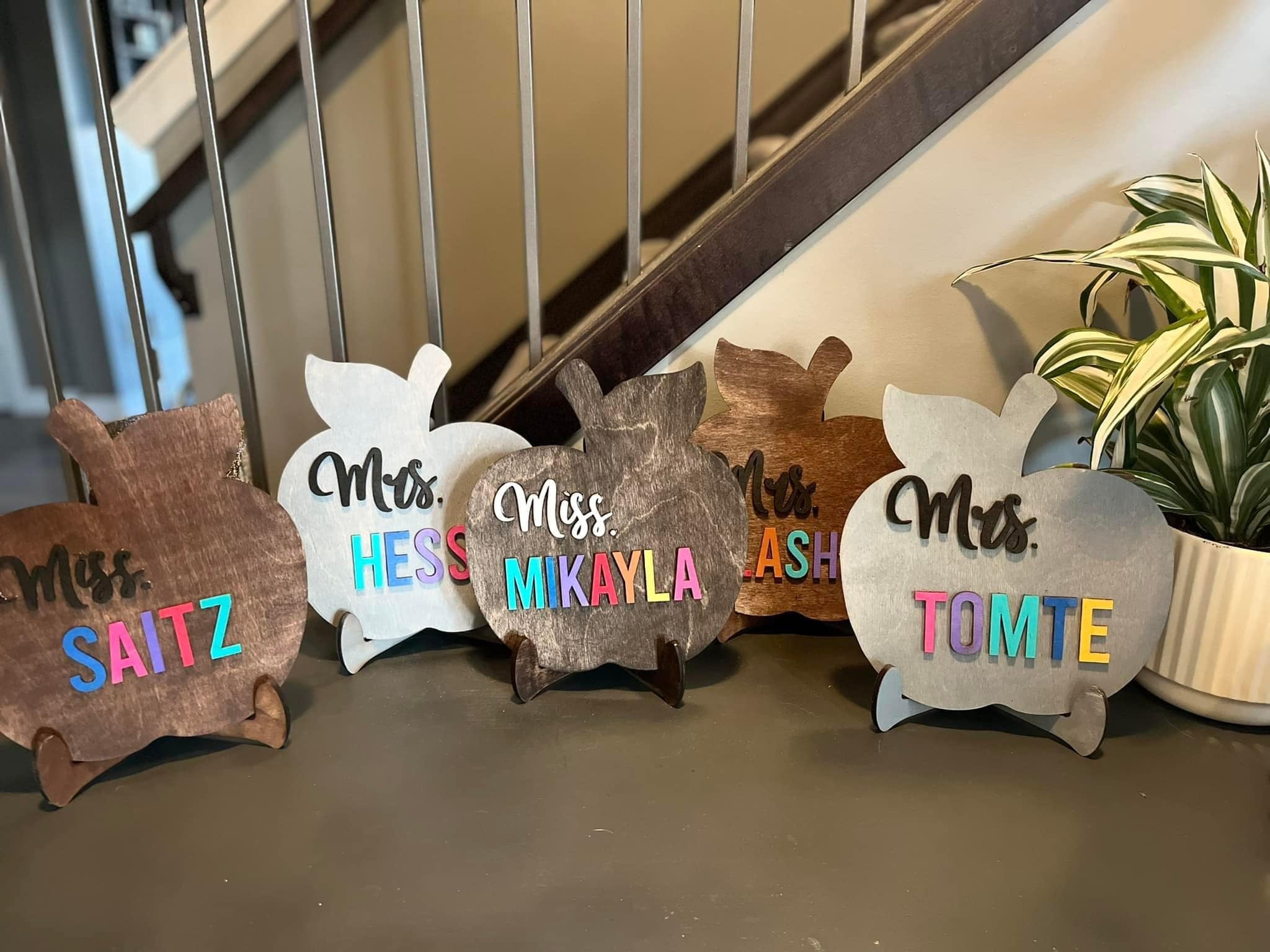 Teacher Name Signs | Timeless Timber